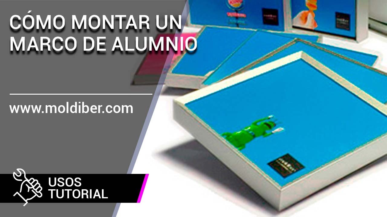 Aprende paso a paso cómo montar marcos de aluminio - YouTube