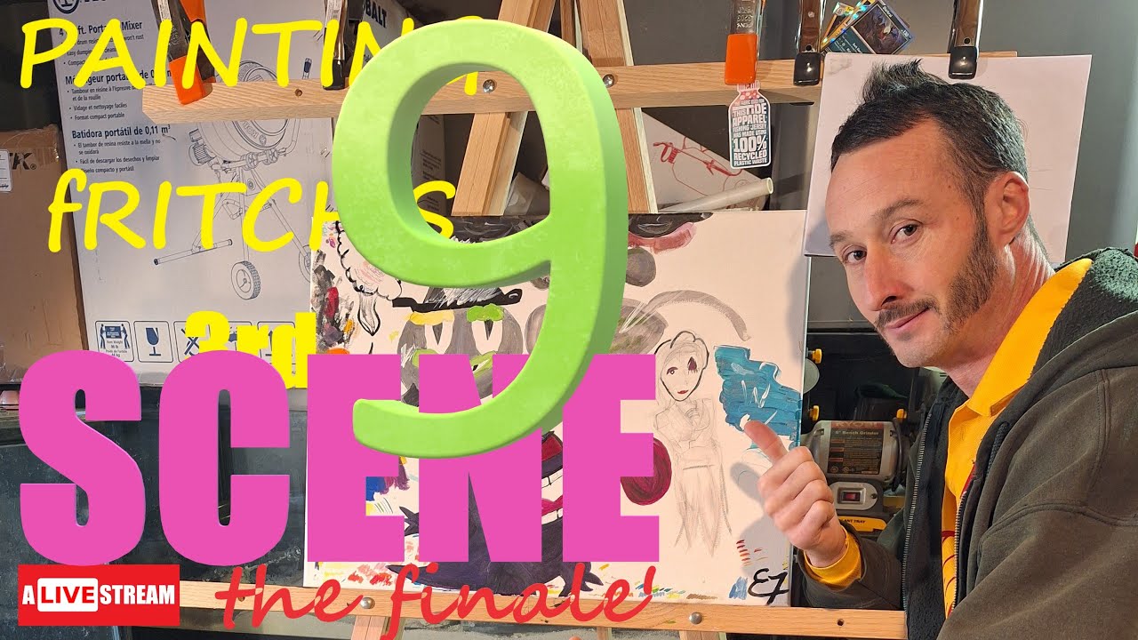 Painting fritch's 3rd scene 9 the finale' #art #pokemon #painting - YouTube