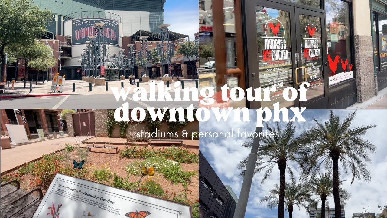 VLOG | walking tour of downtown phoenix - YouTube