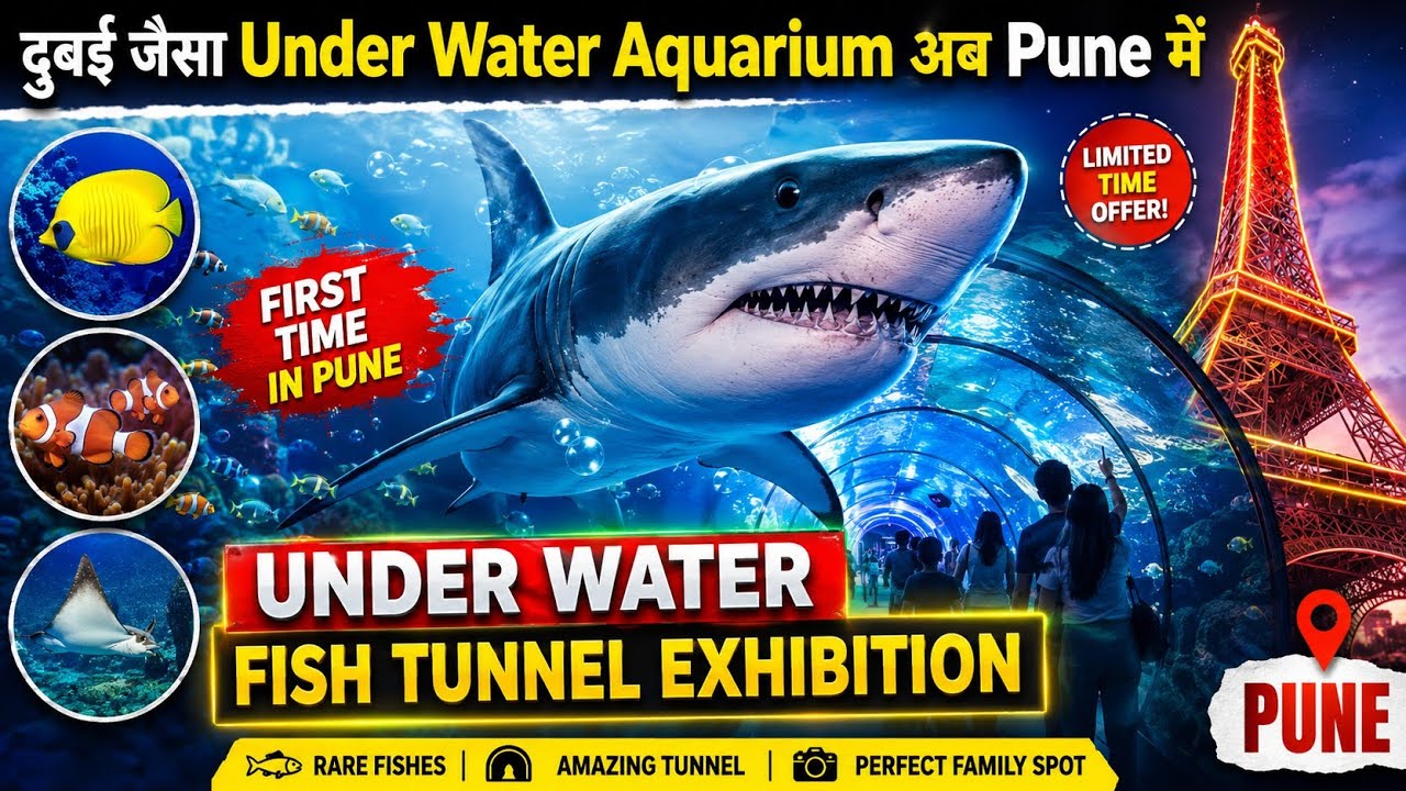 AQUA Tunnel Show HA Ground Pimpri | Underwater Aquarium in Pimpri ...