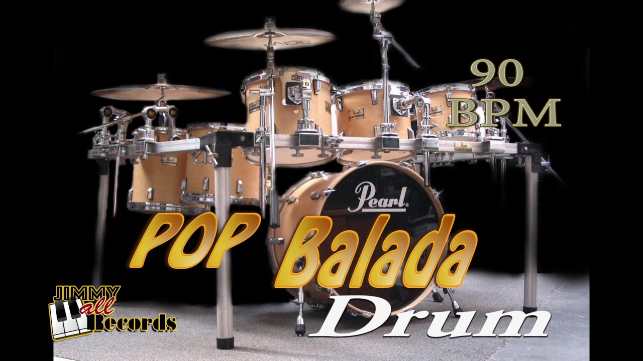 Pop Balada 90 bpm - Ritmo de Bateria - Drum rhythm in ballad - YouTube