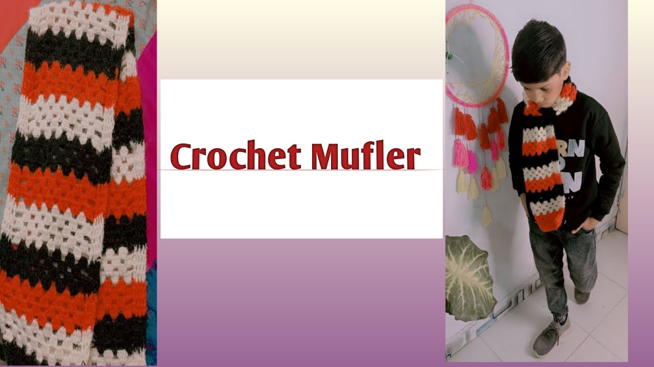 Muffler for Boys|| Hand-made Woollen Mufler - YouTube