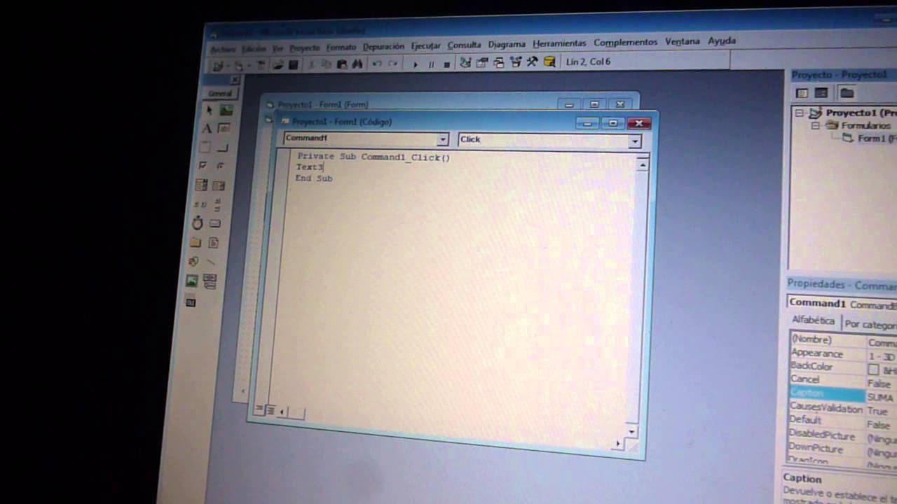 VISUAL BASIC 6.0 OPERACIONES ARITMETICAS - YouTube