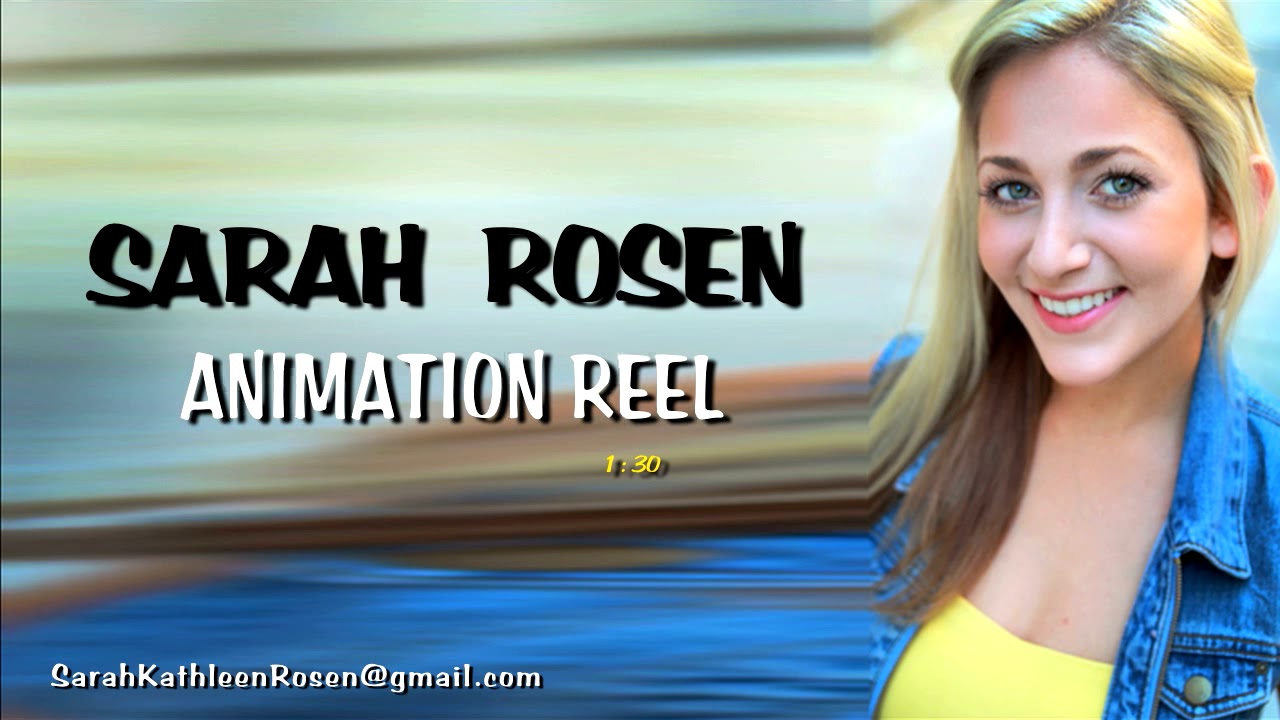 Animation Voice Over Reel - 1:30 - Sarah Rosen - YouTube