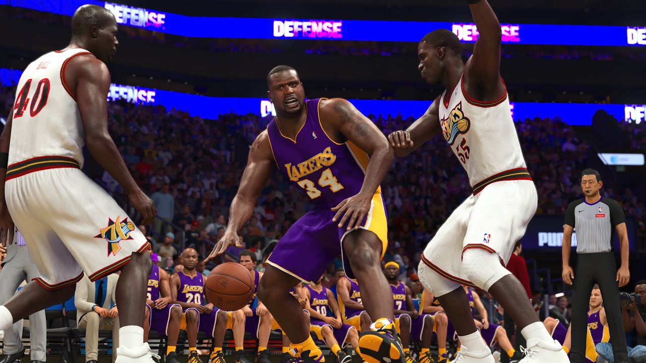Nba 2k26 Los Angeles Lakers Vs Philadelphia 76ers 2001 Nba Finals 0480