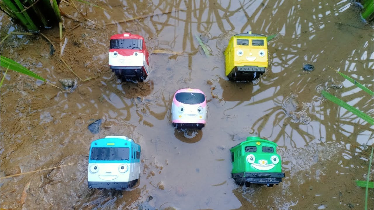 Mencari Mainan Mini Train Series Titipo, Diesel, Genie, Eric, Loco ...