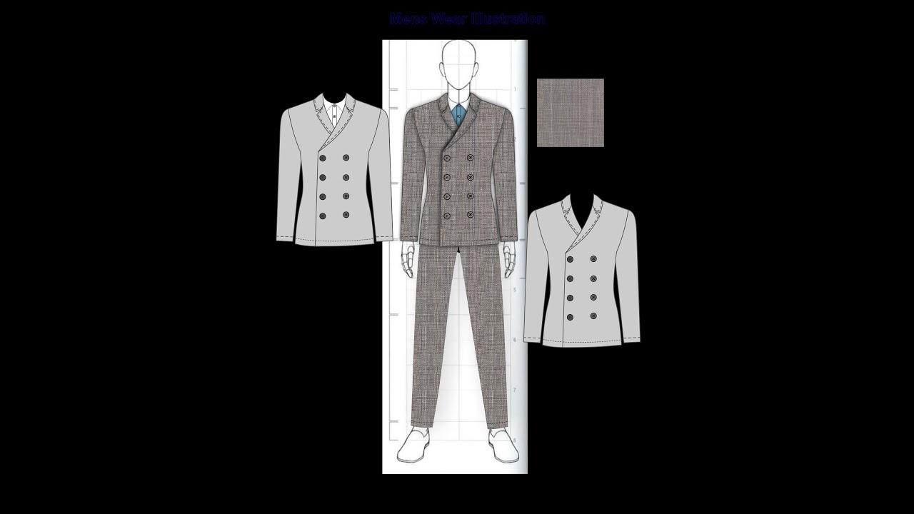Illustrations of Garments with Corel draw Software - YouTube