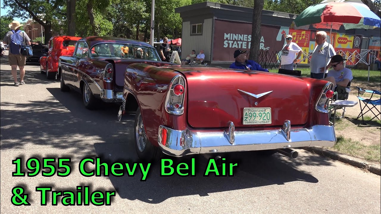 YOU HAVE TO SEE THIS - 1956 Chevy Belair AND A HALF - Front End 56 ...