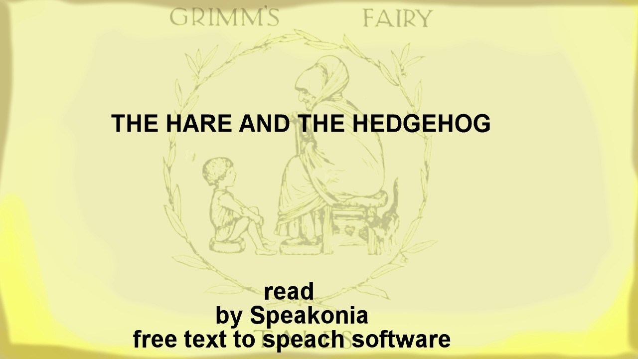 Grimm Fairy Tales-THE HARE AND THE HEDGEHOG - YouTube