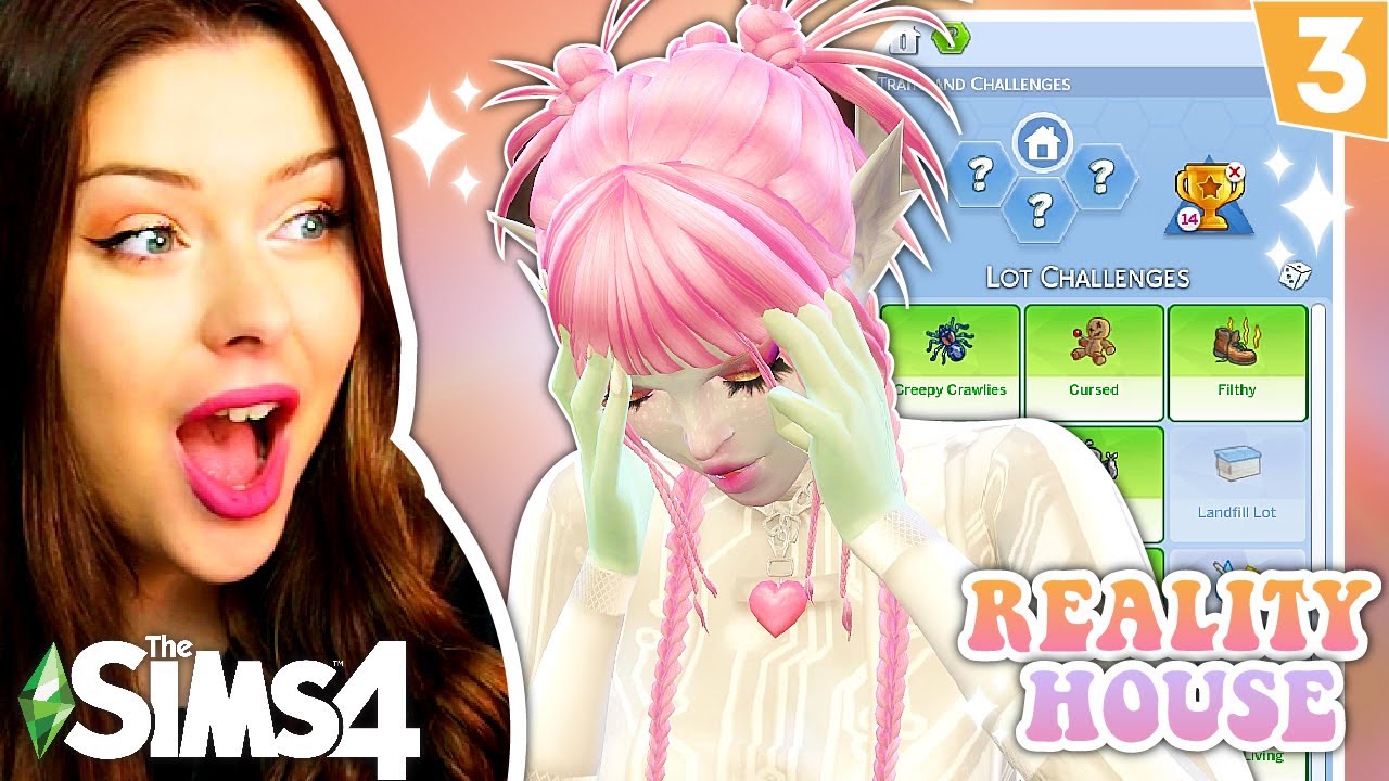 Turning on EVERY LOT CHALLENGE in The Sims 4 Reality House // 3 - YouTube