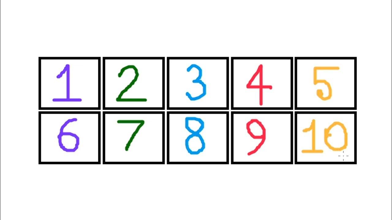 Count to 1 10 Learn Counting Number Song 1 to 10 One to ten Counting 123 Numbers 160724 - YouTube