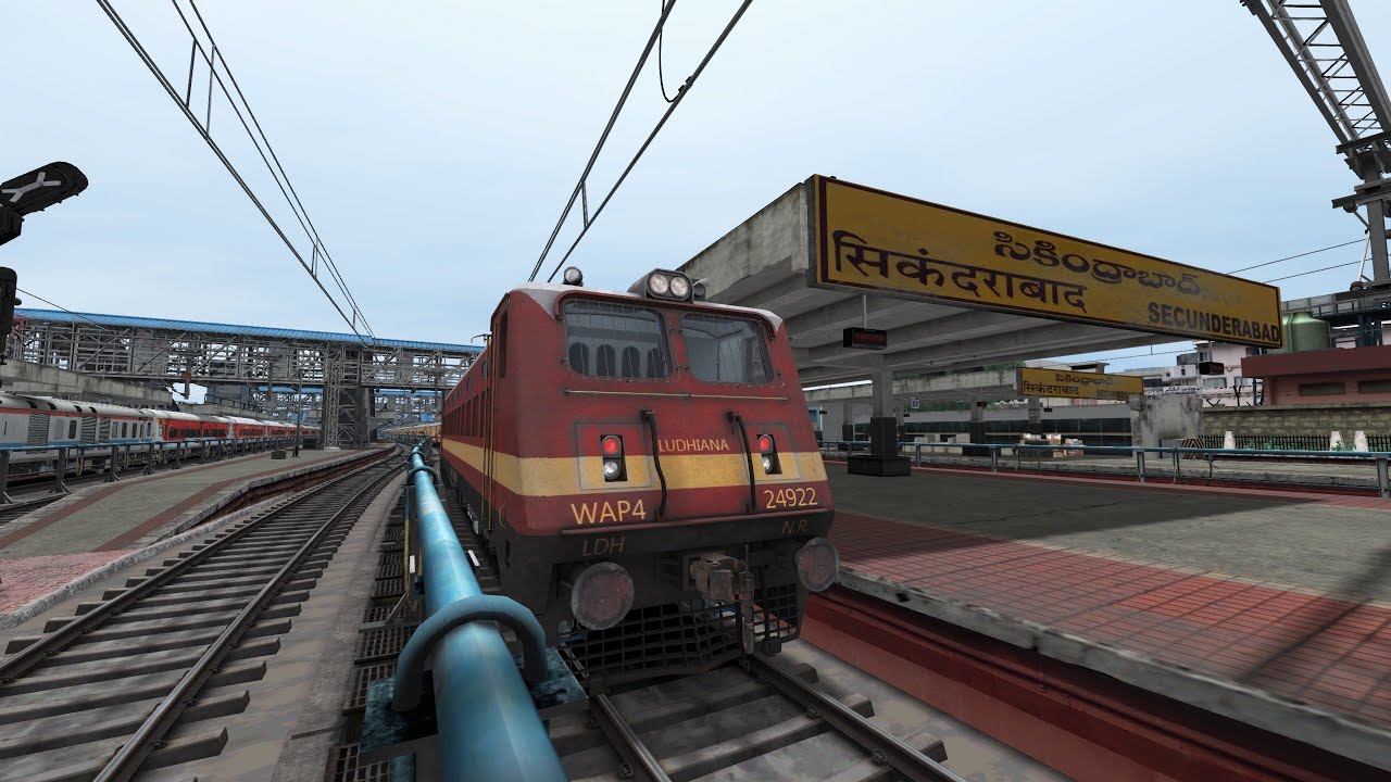 PARALLEL DEPARTURE | WAP4 vs WAP7 | REALISTIC ROUTE | Secunderabad ...