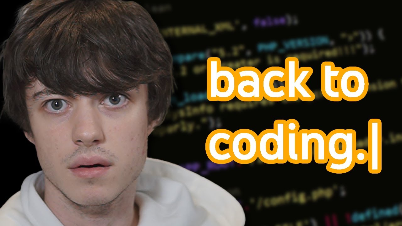 back to coding... literally learning to code - YouTube