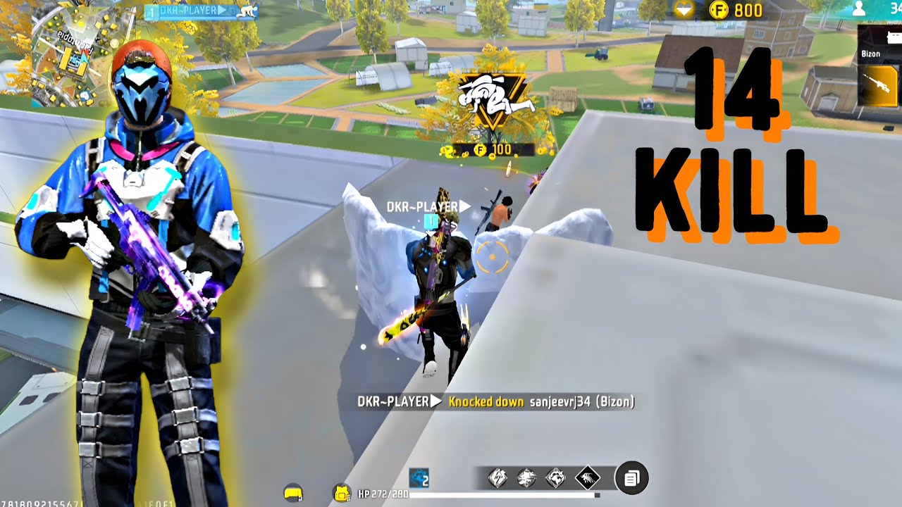 svd+bizon🌟 Solo vs squad 💪 br rank free fire gameplay 💯 nexterra map 🤖 ...