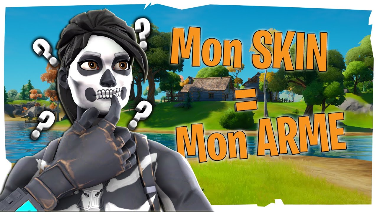 LA RARETER DE MON SKIN CHOISIT MES ARME SUR FORTNITE ! - YouTube