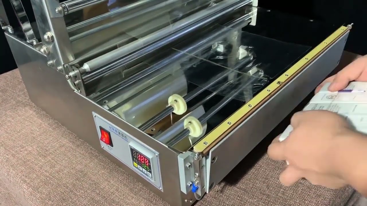 ACW-88 PERFUME BOX WRAPPING MACHINE, WRAPPING MACHINE FOR BOXES, BOPP ...