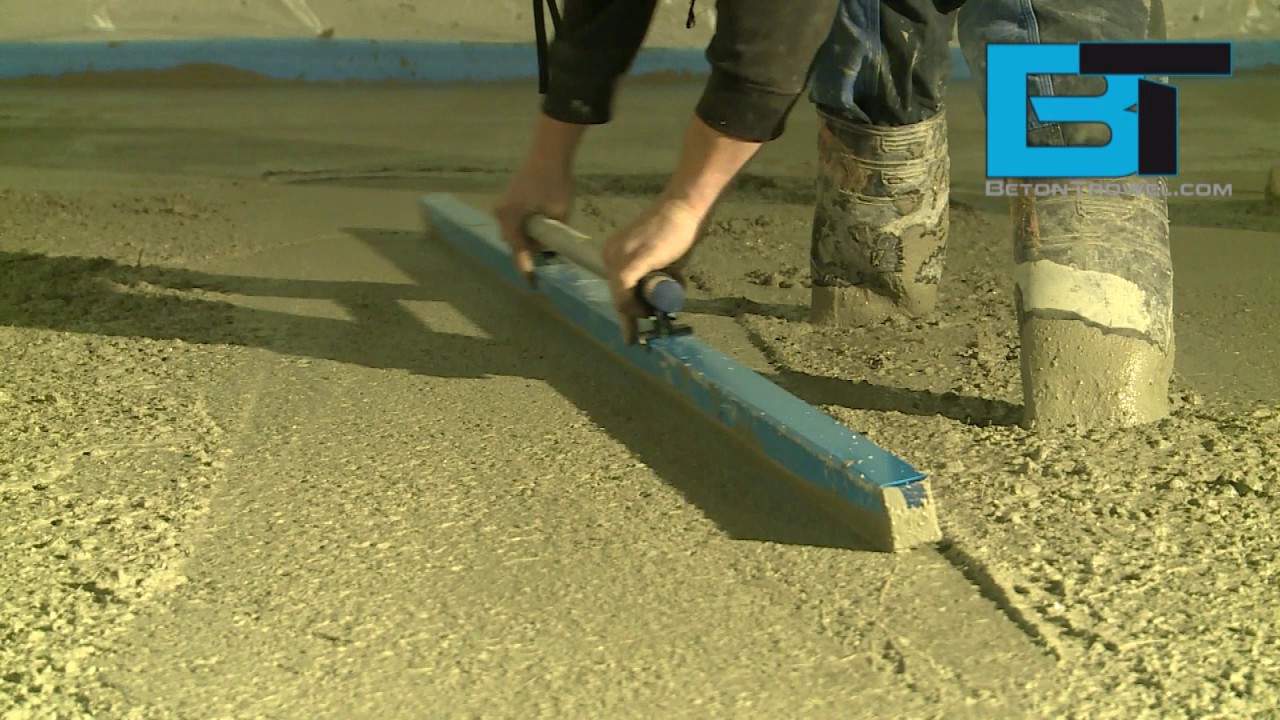 Aussie hand screed - YouTube