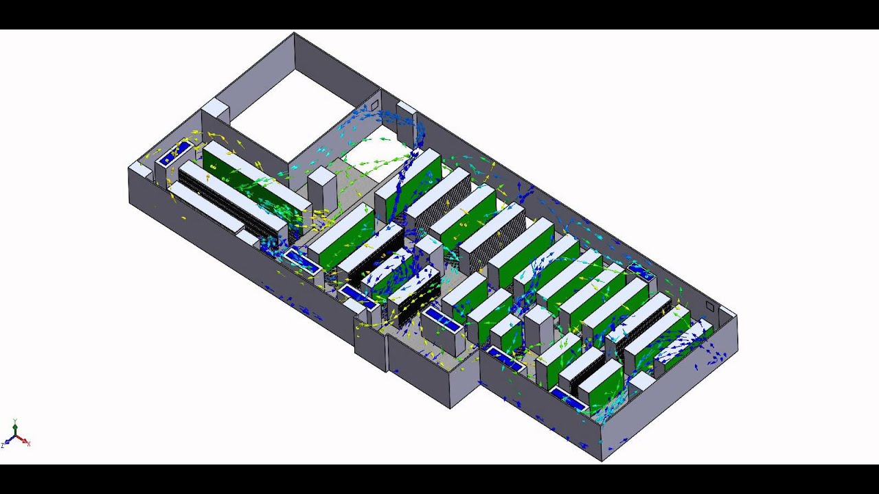 Thermal analysis of data center using CFD - YouTube