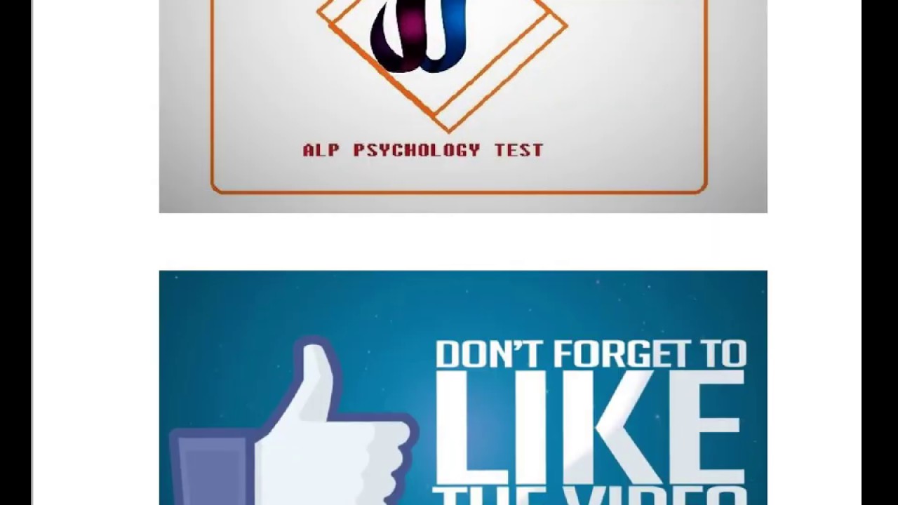 ALP PSYCHOLOGY : MEMORY TEST - YouTube