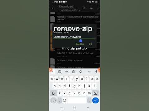 how to fix Minecraft option not showing in Zarchiver 2022 - YouTube