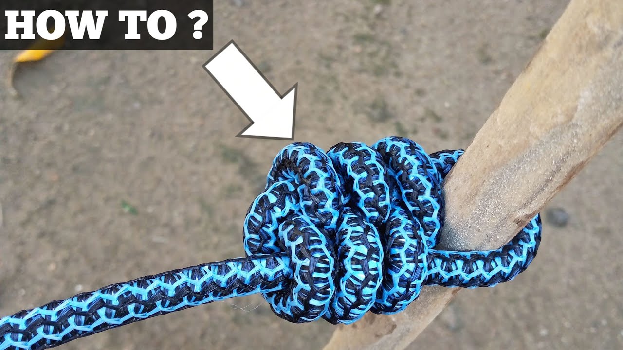 How to tie a rope knot Around the object ?#how#rope#knots - YouTube