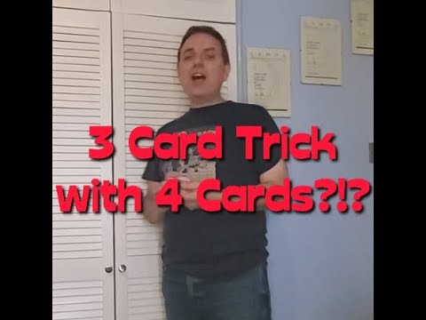 3 Card trick... with 4 Cards?!? - YouTube