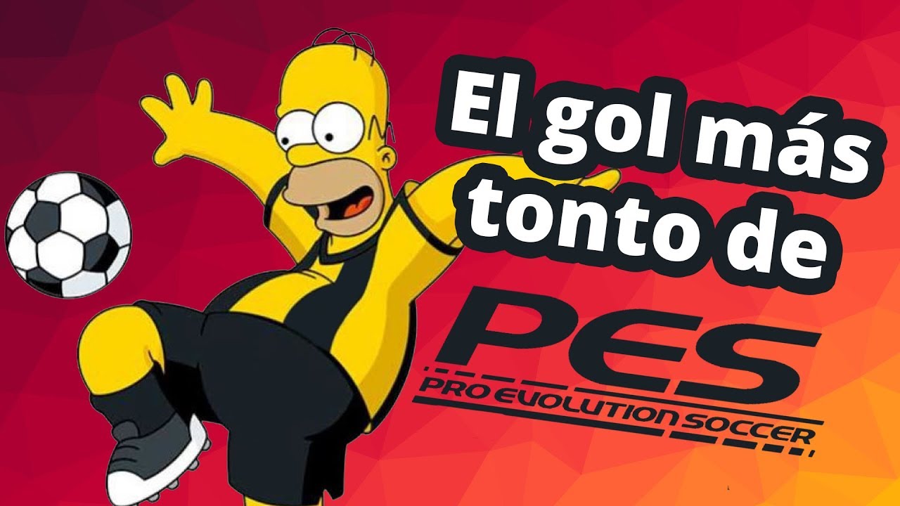 El gol más tonto del PRO / PES (Pro evolution soccer) por Homer Simpson ...