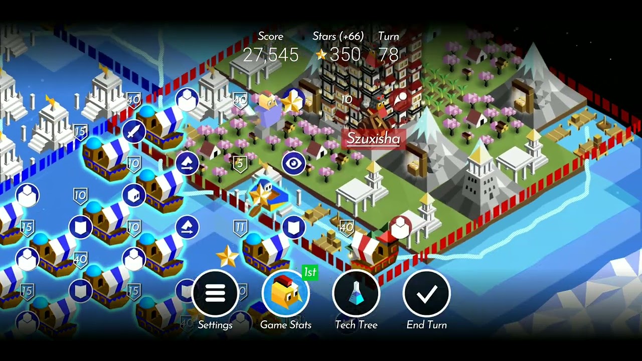 Invading The Xin-Xi With A Massive Battleship Fleet! (Polytopia) - YouTube