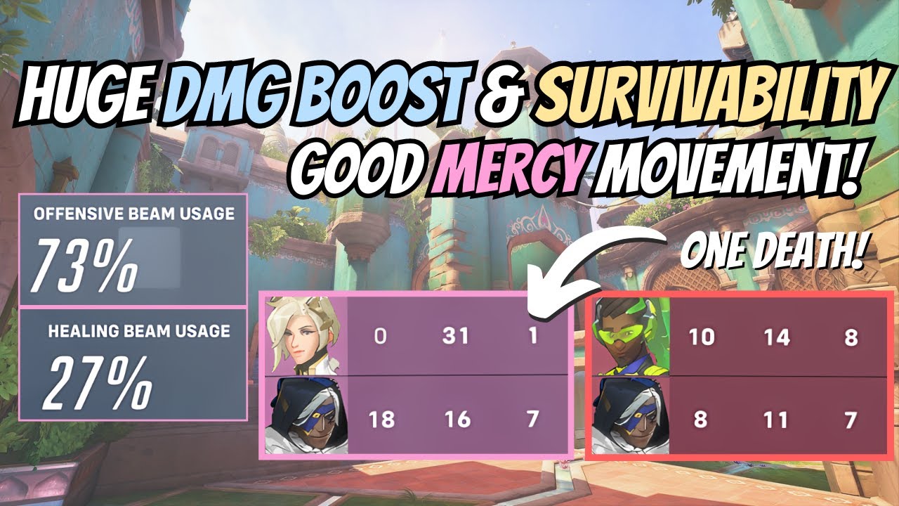 GOOD Mercy Survivability! 🎀 Smart & Funny moments! - S10 PC Mercy ...