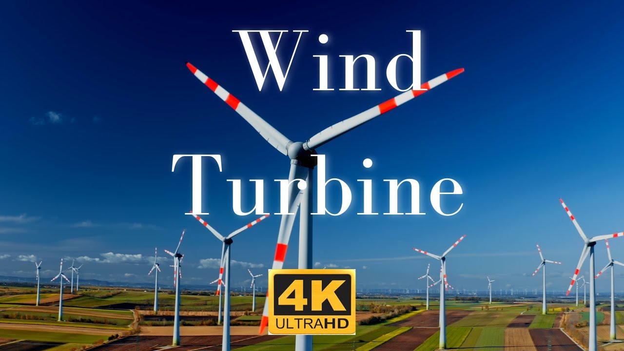 Wind Turbines in 4k - Relaxation Film With Calming Music #3 - YouTube
