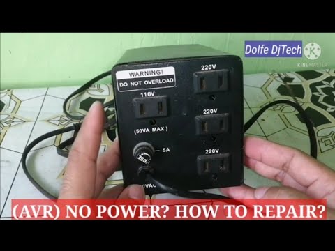 AVR NO POWER?/HOW TO REPAIR?/ - YouTube