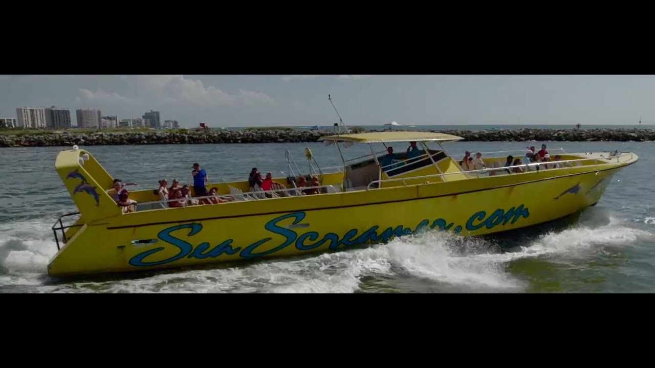 CHASING THE SEA SCREAMER BOAT - CLEARWATER BEACH, FL 5K! - YouTube