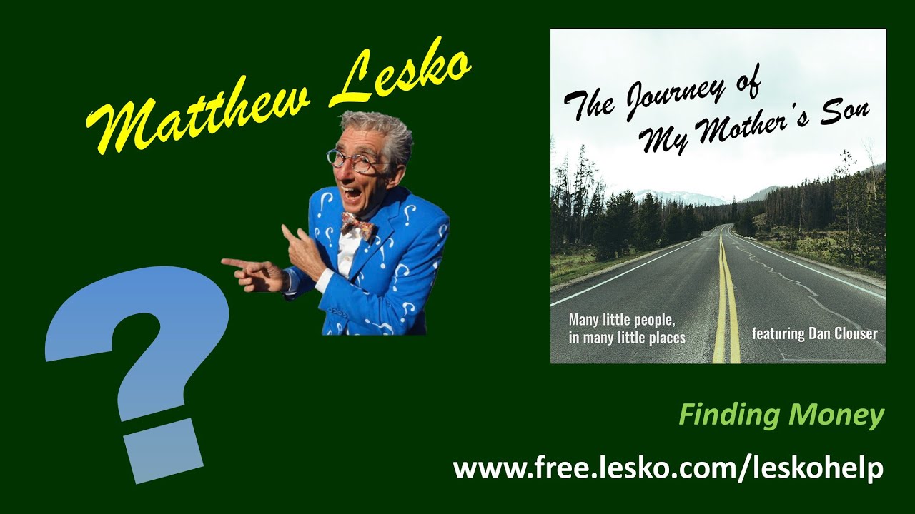 Matthew Lesko – Finding Money - YouTube