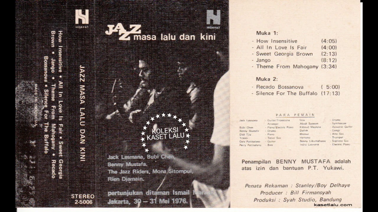 HIDAYAT RECORD JAZZ MASA LALU DAN KINI (JACK LESMANA, BUBI CHEN, BENNY ...