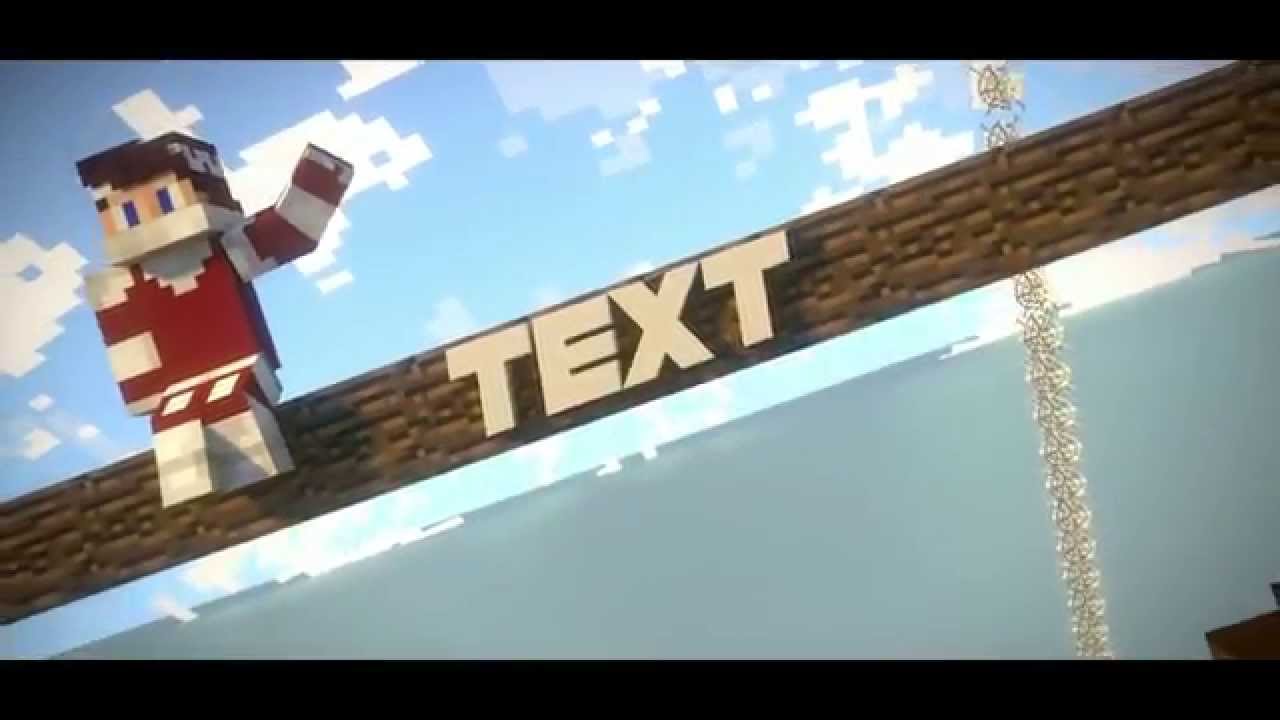 Minecraft blender Intro template + Tutorial - YouTube