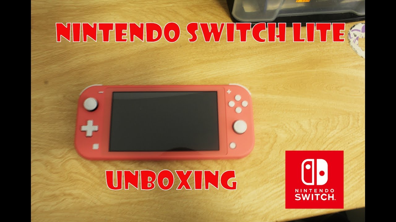 NINTENDO SWITCH LITE Unboxing - YouTube