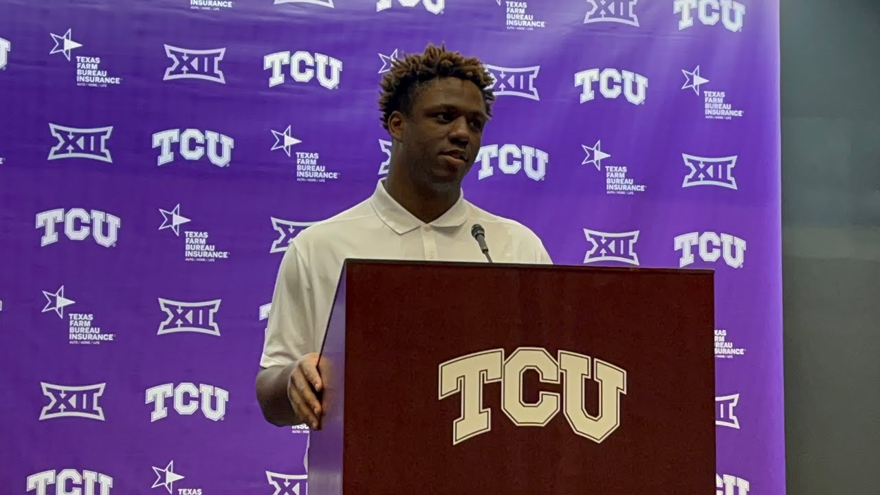 TCU LB Shad Banks talks Baylor, development at linebacker - YouTube