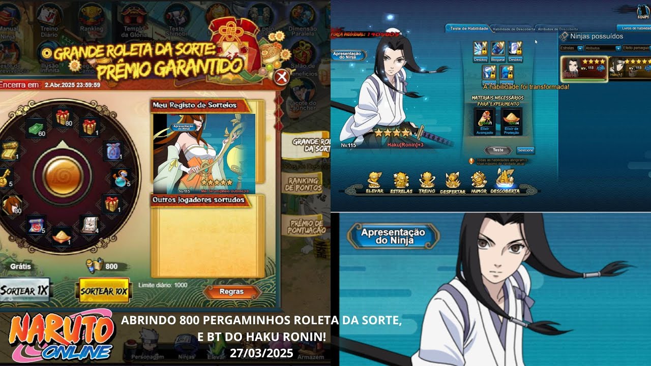 16K CUPONS ROLETA, 800 PERGAMINHOS, NÃO VEIO PACK COM GUY, VEIO MEI, E ...