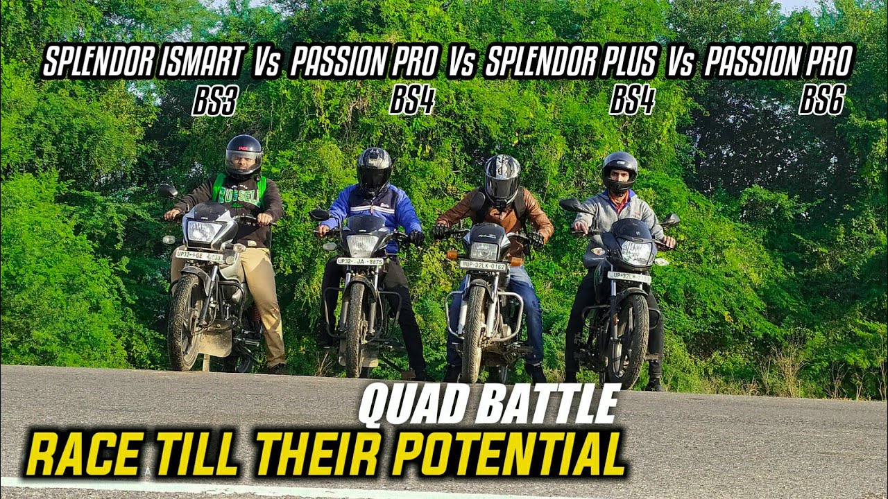 Passion Pro BS6 Vs Splendor Plus BS4 Vs Splendor iSmart BS3 Vs Passion ...