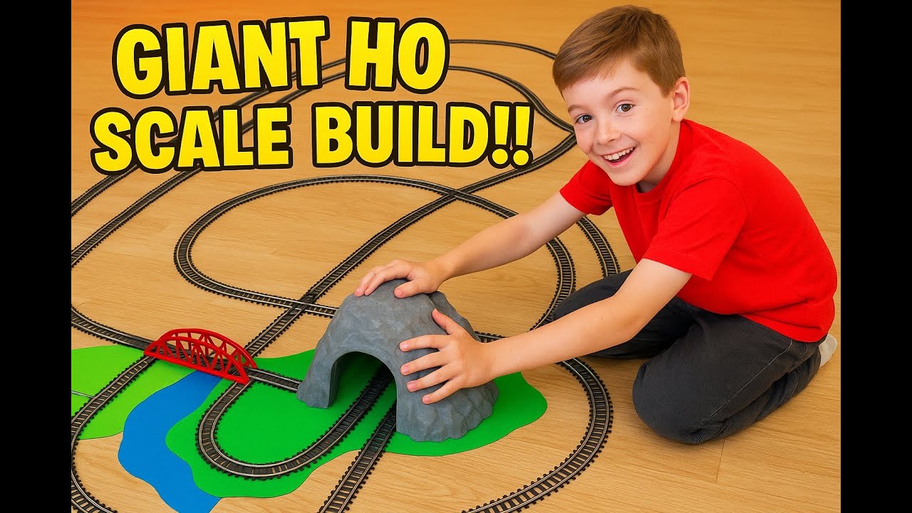 Giant layout in my house! - YouTube