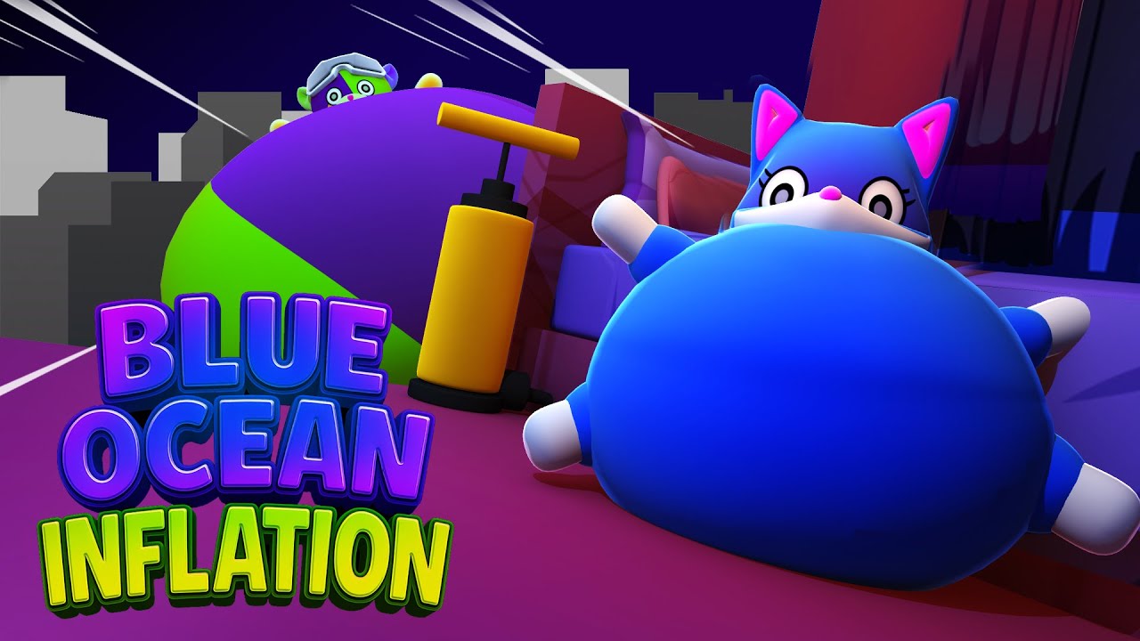 Inflation Blue Fox Taco Chu Pop Up Big #inflation #inflatable #tacochu ...