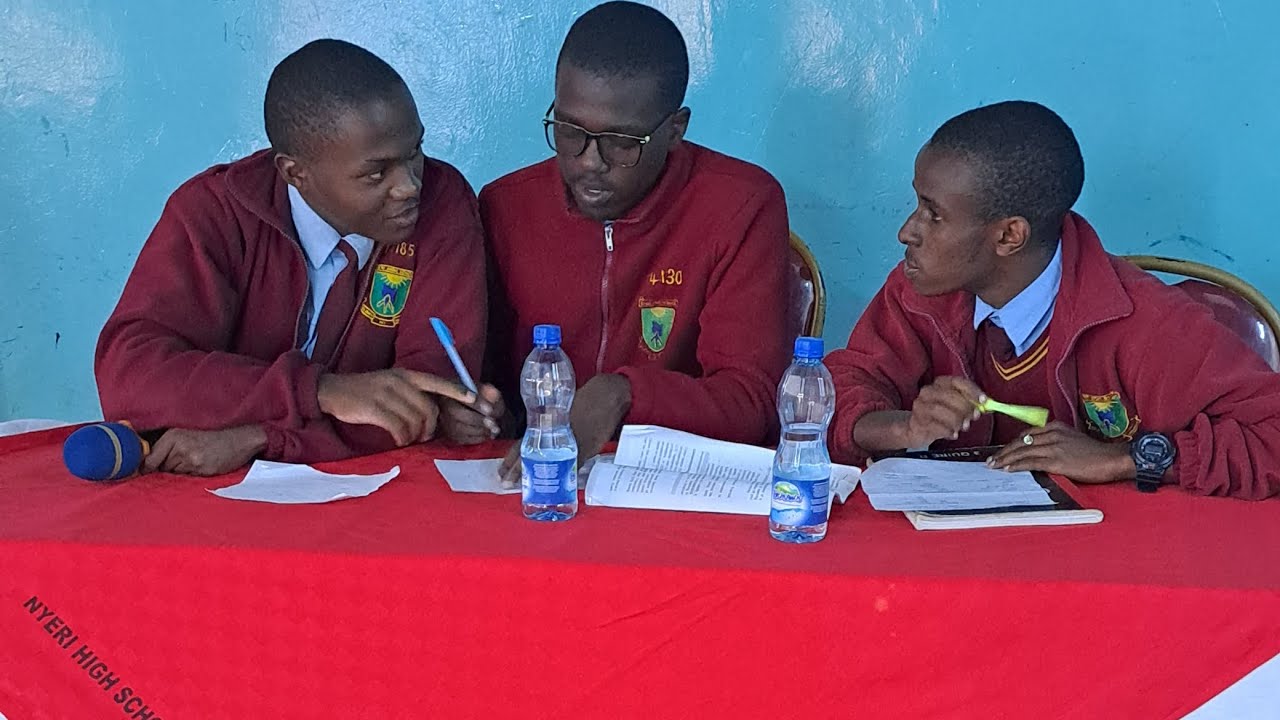 Nyeri high school debaters - Teachers vs Students - YouTube