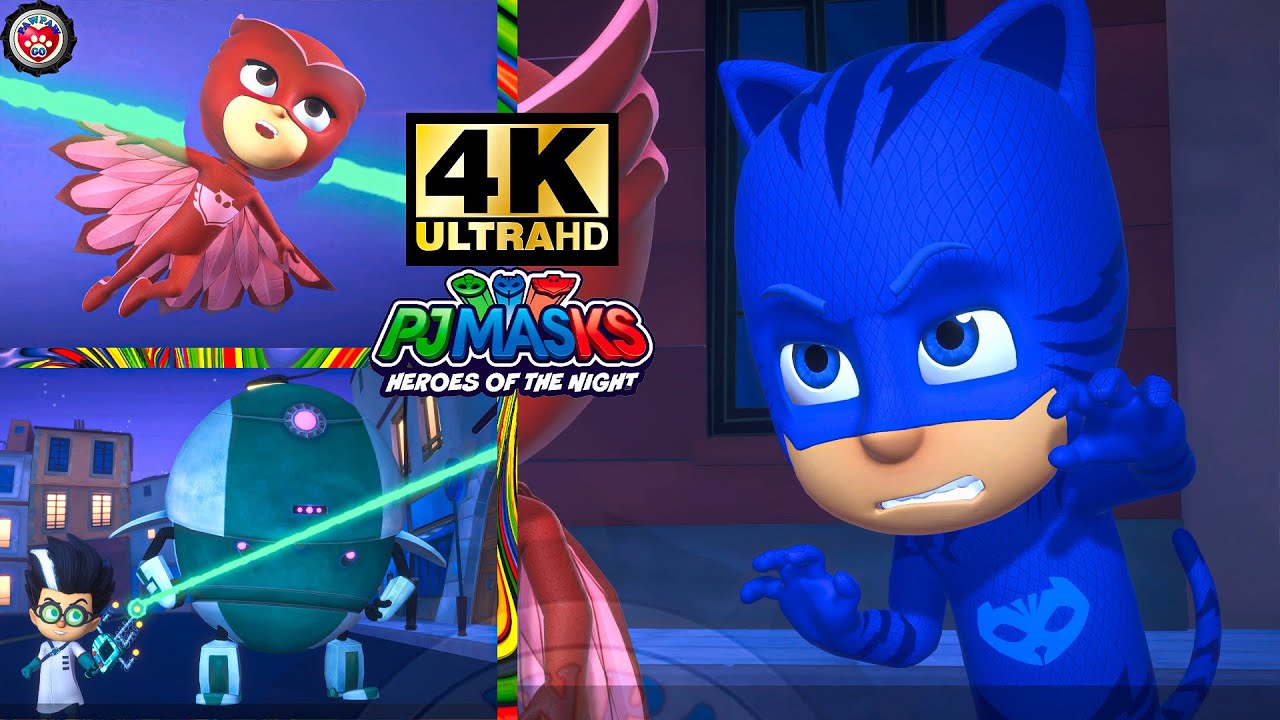 PJ Masks Heroes Of The Night #9 Spy Cameras All Around 4K Ultra HD ...
