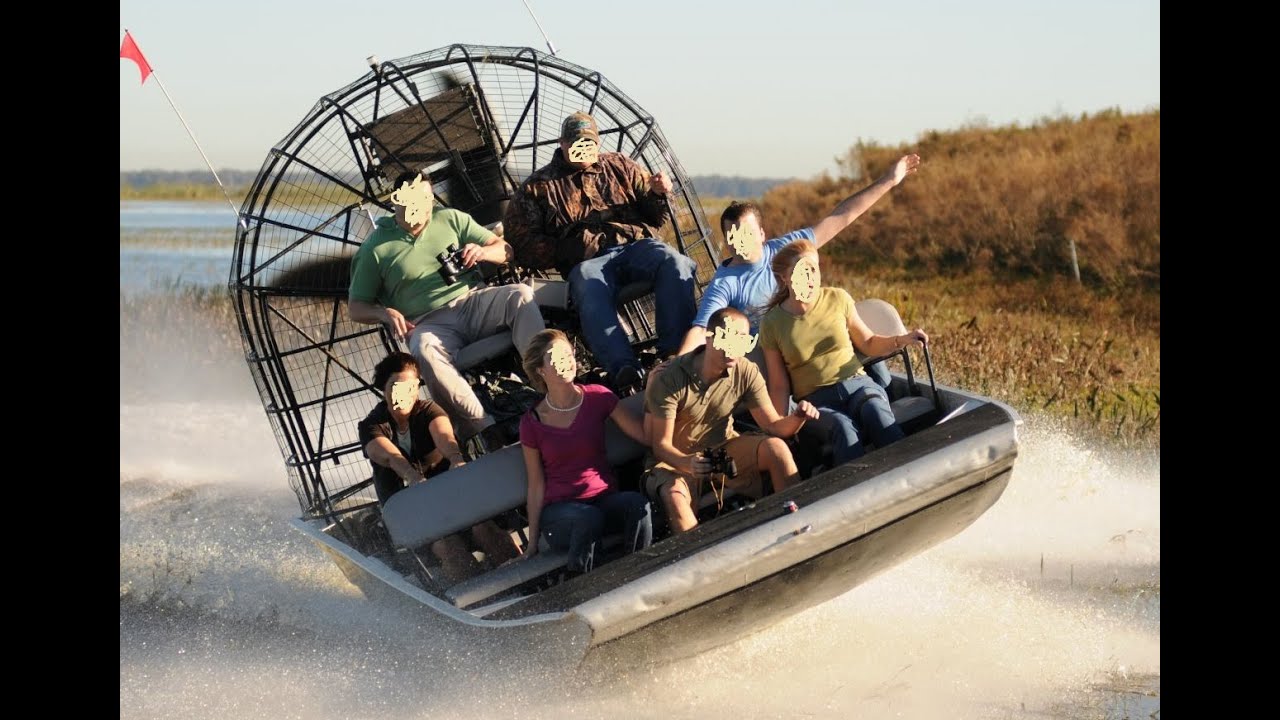 Alligator Air Boat - Maiden Ride and CRASH by MrMarek part 1 - YouTube