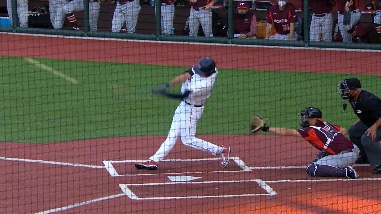 Logan Mathieu launches a missile into the Hokie bullpen! | Liberty ...
