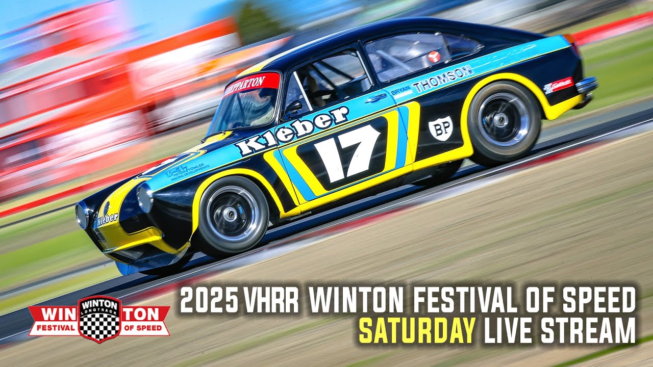 2025 VHRR Winton Festival of Speed - Saturday Live Stream - YouTube