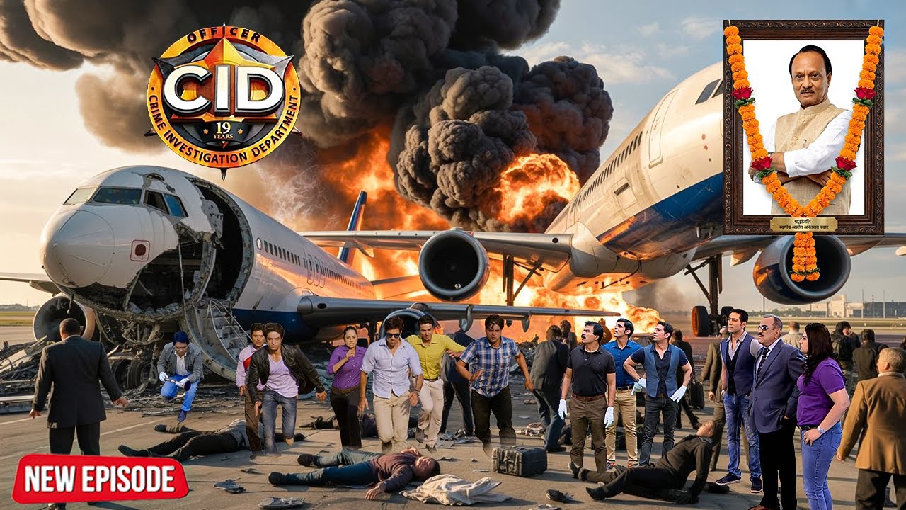 Ajit Pawar Plane Crash विमान हादसे की जाँच के लिए पहुंची CID Team | CID ...