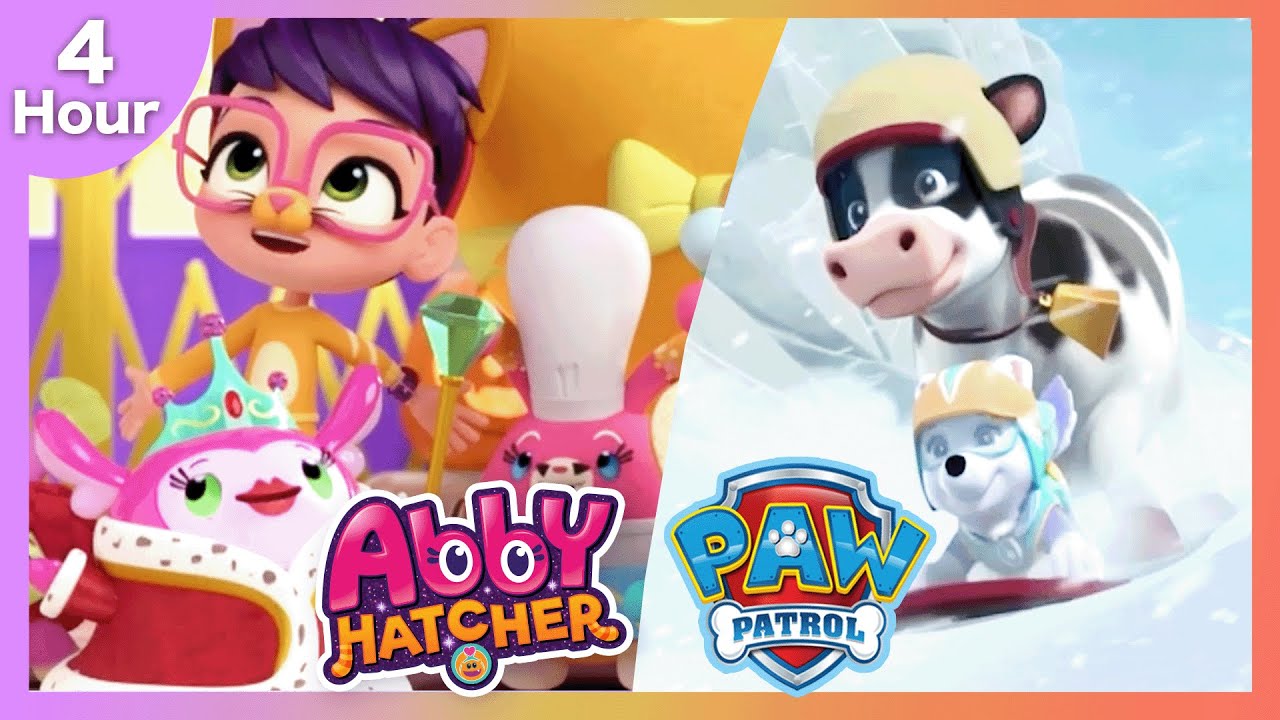 Cake-tastic Fun with Abby! 🎂 ️ Everest Rescues Moo the Cow! | Cartoons ...