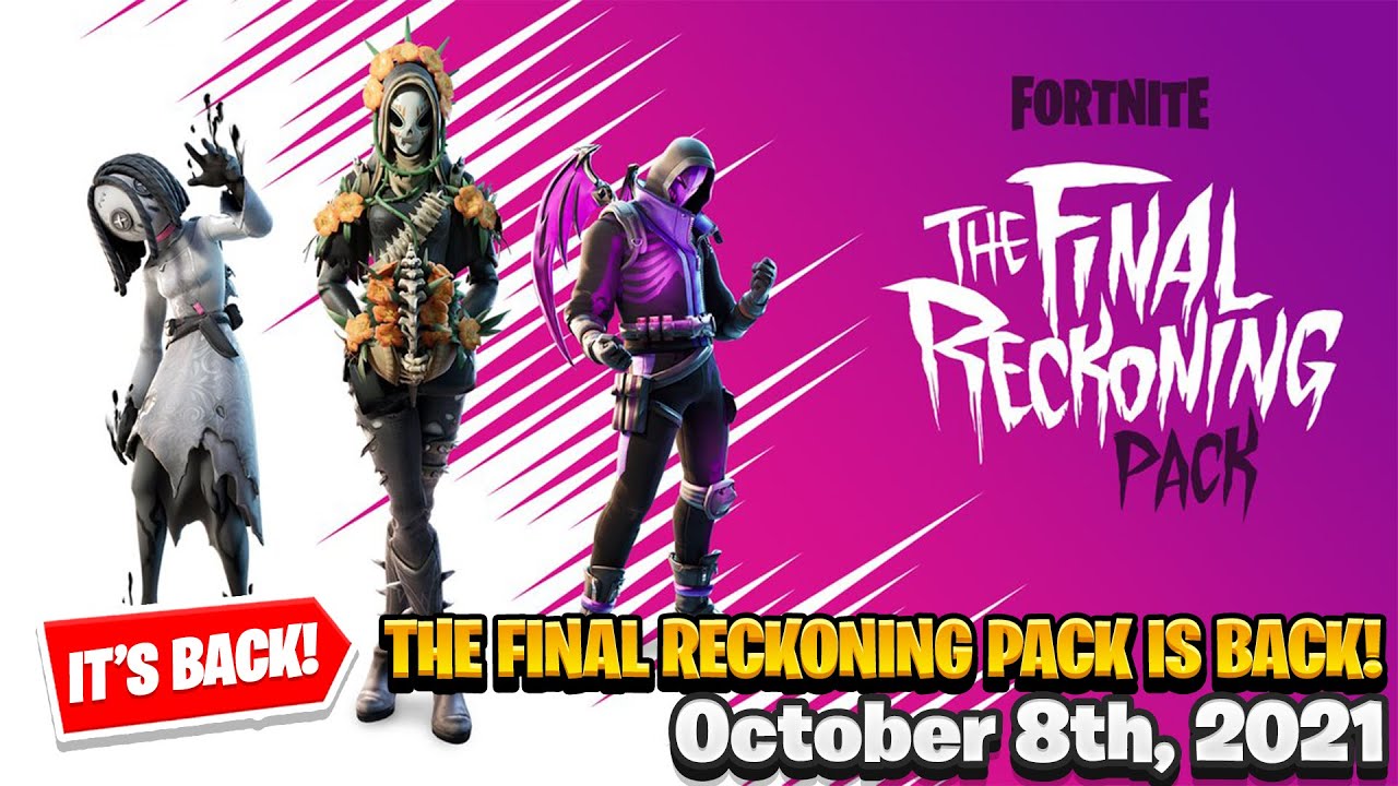 The Final Reckoning Pack Is Back! | Fortnite - Item Shop [October 8th ...