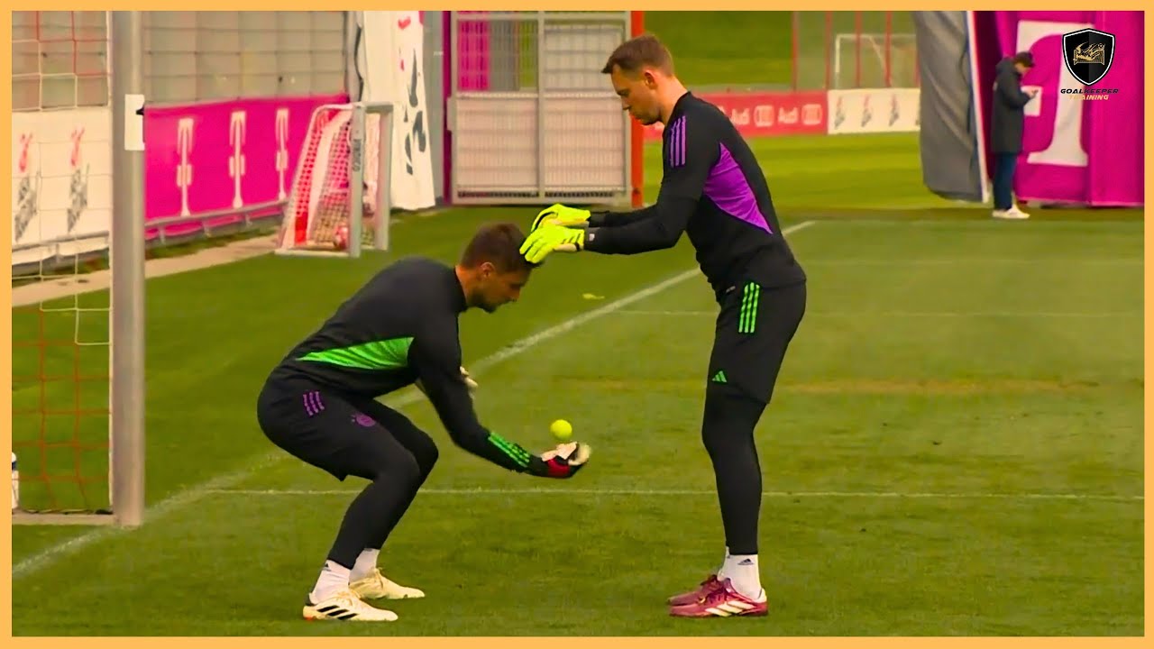 Bayern Munich - Manuel Neuer - Goalkeeper Training - YouTube